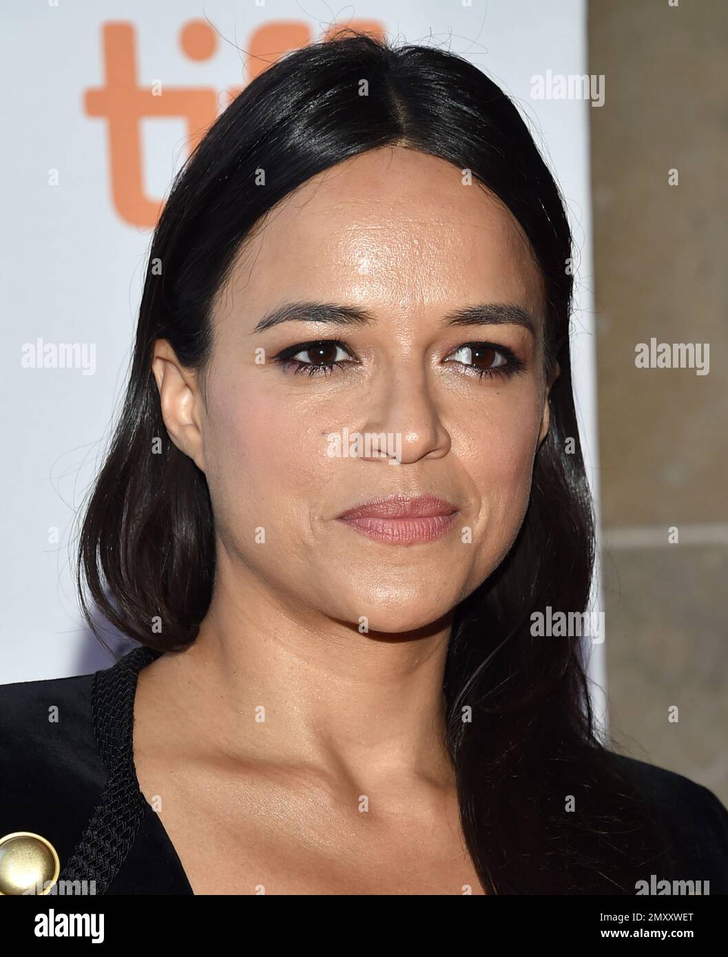 Actress Michelle Rodriguez attends the "(re)Assignment" premiere on day ...