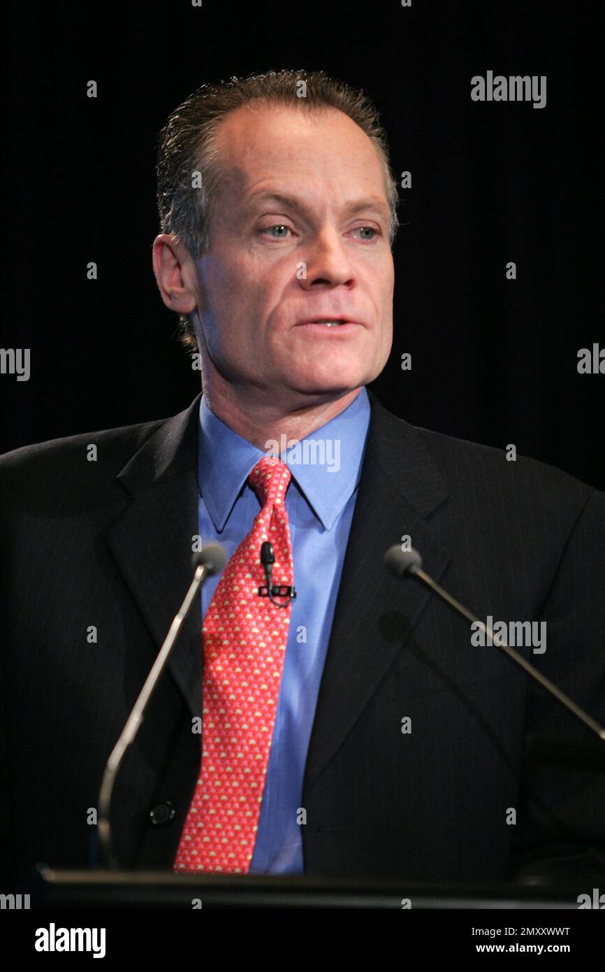 FILE - In this Feb. 22, 2006 file photo, Jack Abernethy addresses ...
