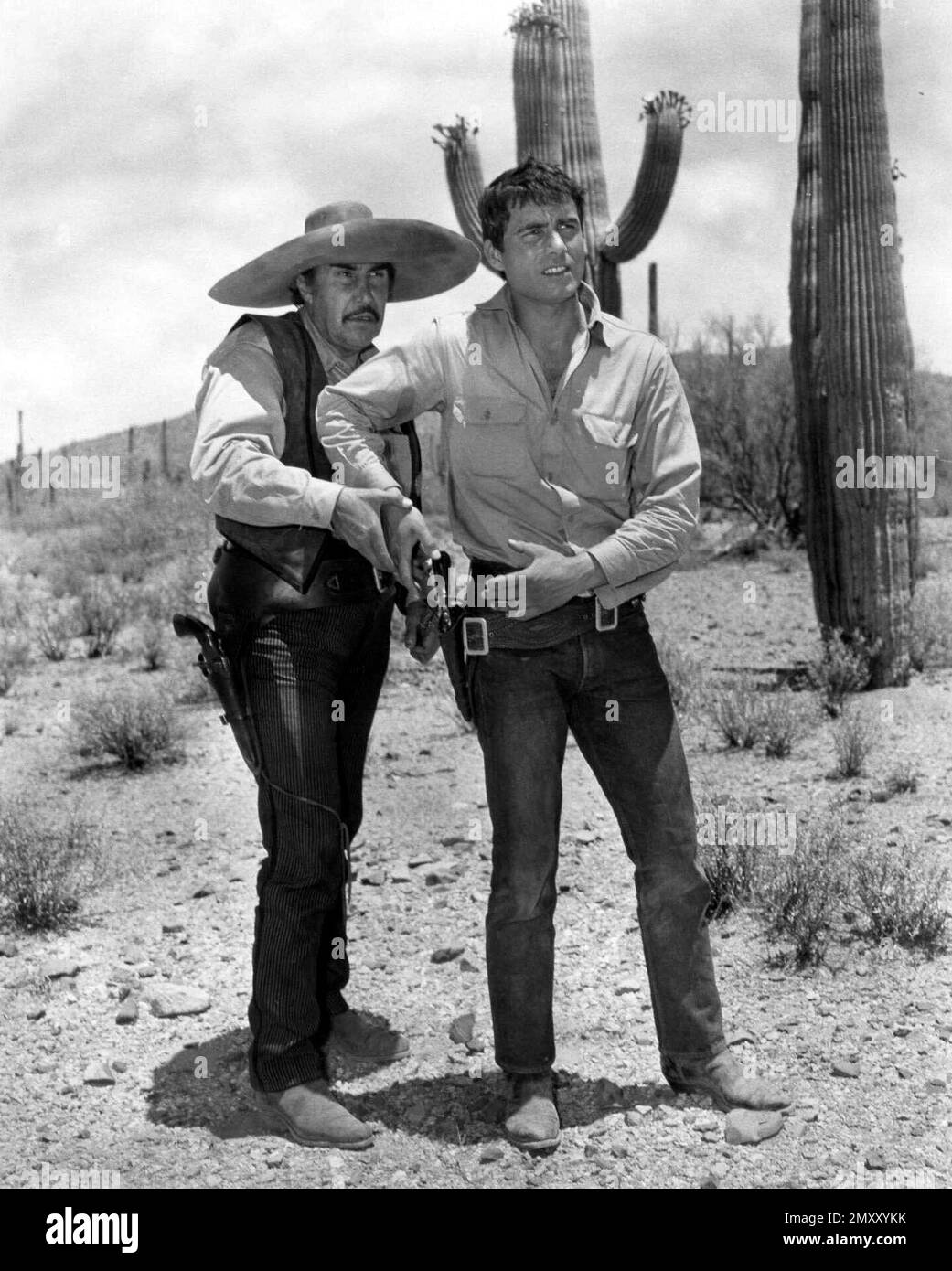 EMILIO FERNANDEZ and NINO CASTELNUOVO in THE REWARD (1965), directed by ...