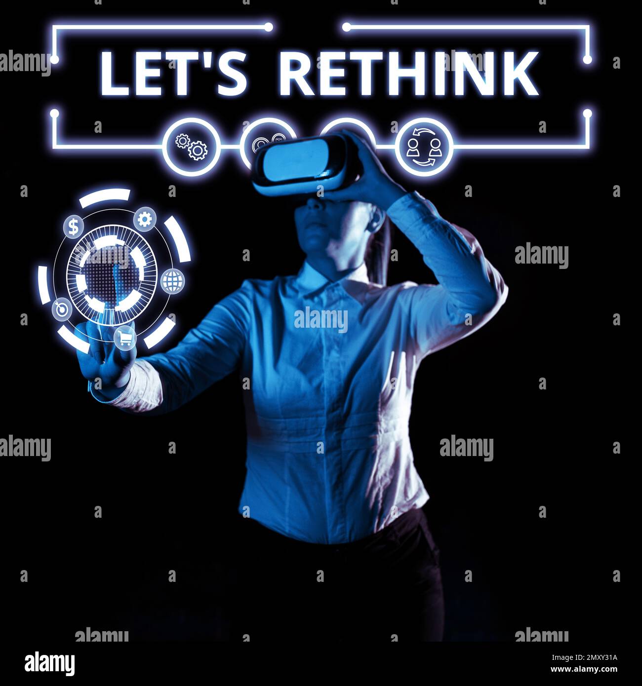 Conceptual caption Let's Rethink, Internet Concept an Afterthought To ...