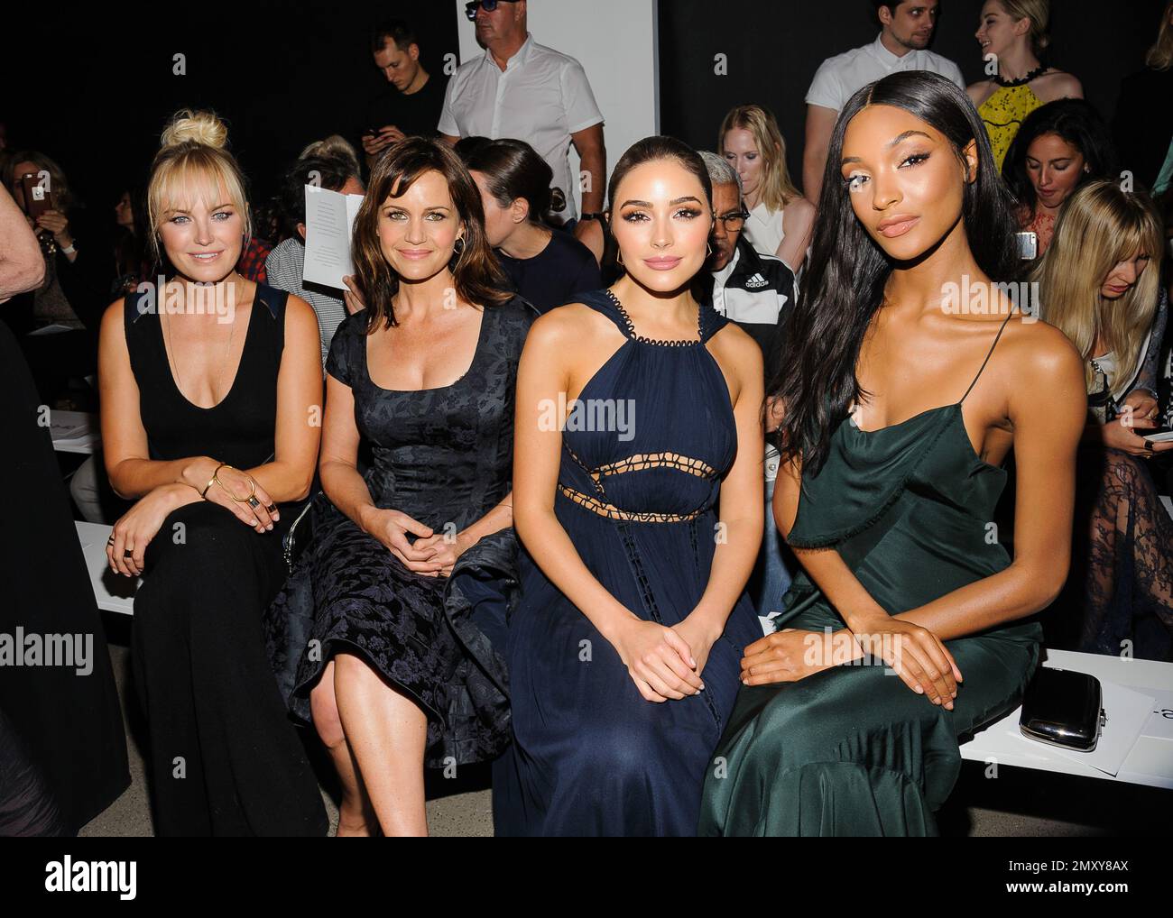 Malin Akerman, from left, Carla Gugino, Olivia Culpo, and Jourdan Dunn ...
