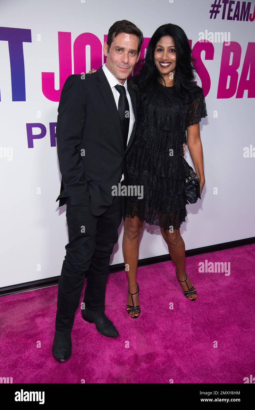 James Callis and Neha Callis attend the premiere of "Bridget Jones ...