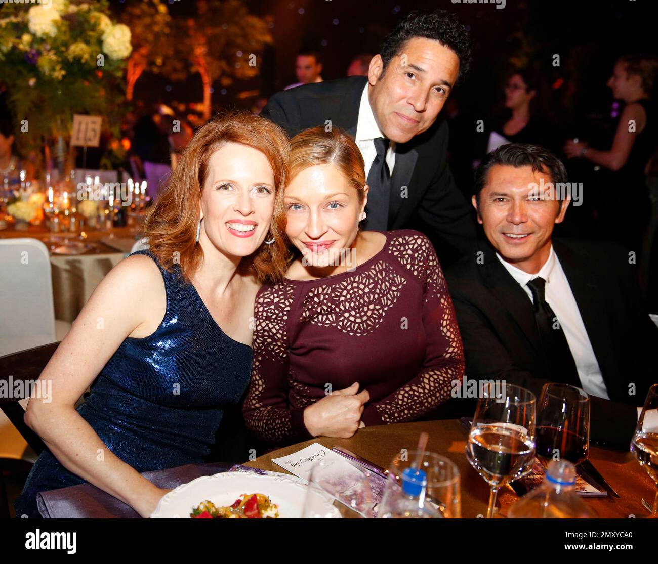 Ursula Whittaker, from left, Yvonne Boismier Phillips, Oscar Nunez and ...