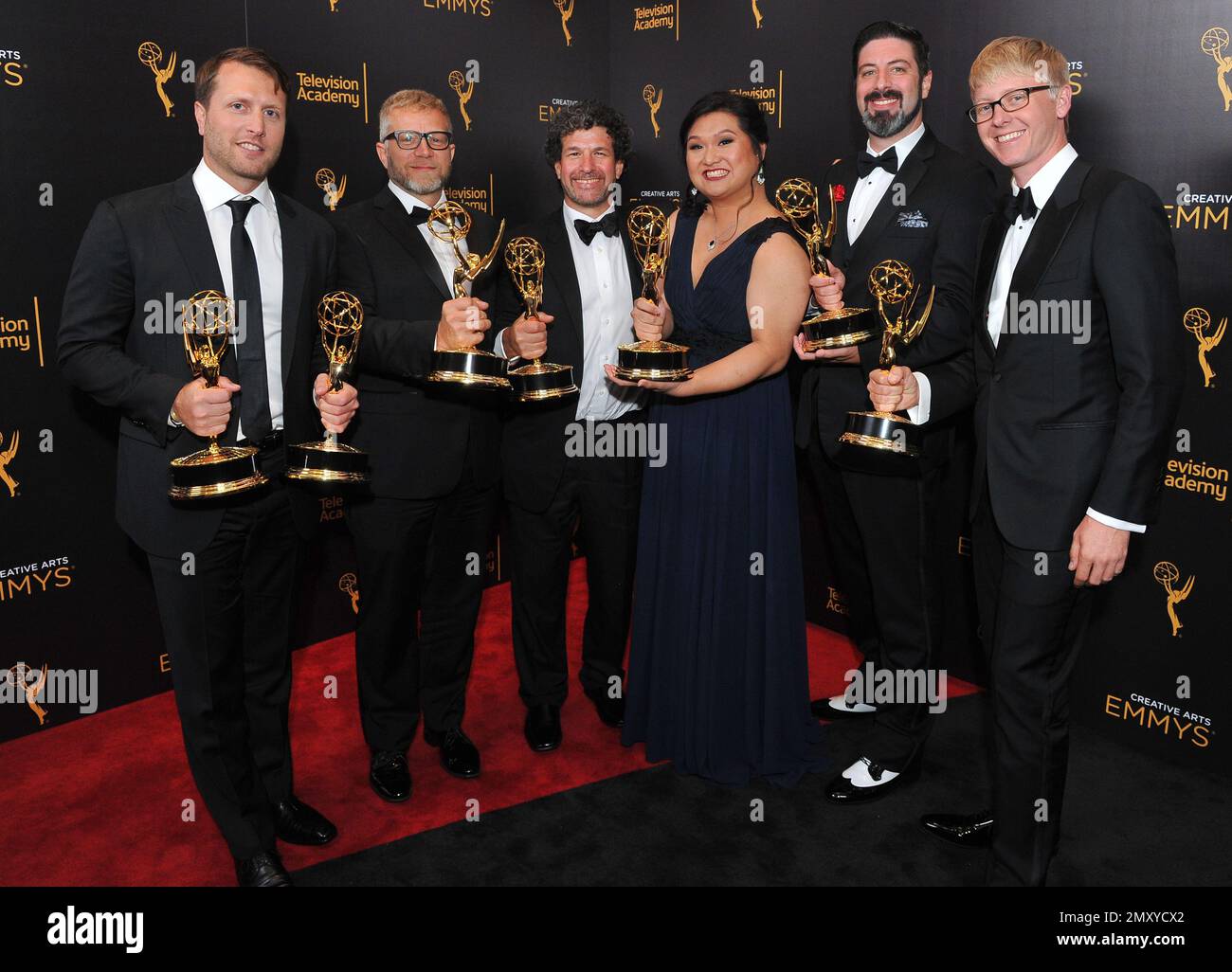 EXCLUSIVE - Matt Heineman, from left, Tom Paul, Leslie Bloome, Joanna ...