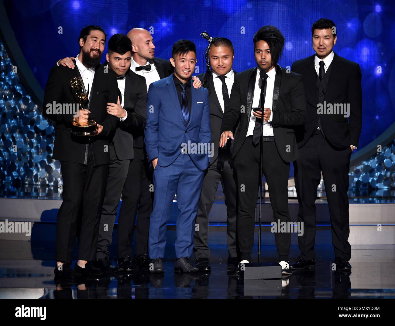 Quest Crew accepts the award for outstanding choreography for "America ...