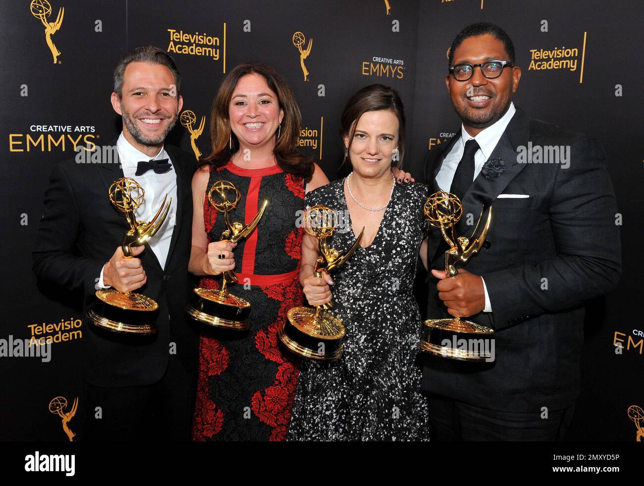 EXCLUSIVE - Justin Wilkes, from left, Liz Garbus, Amy Hobby, and Jayson ...
