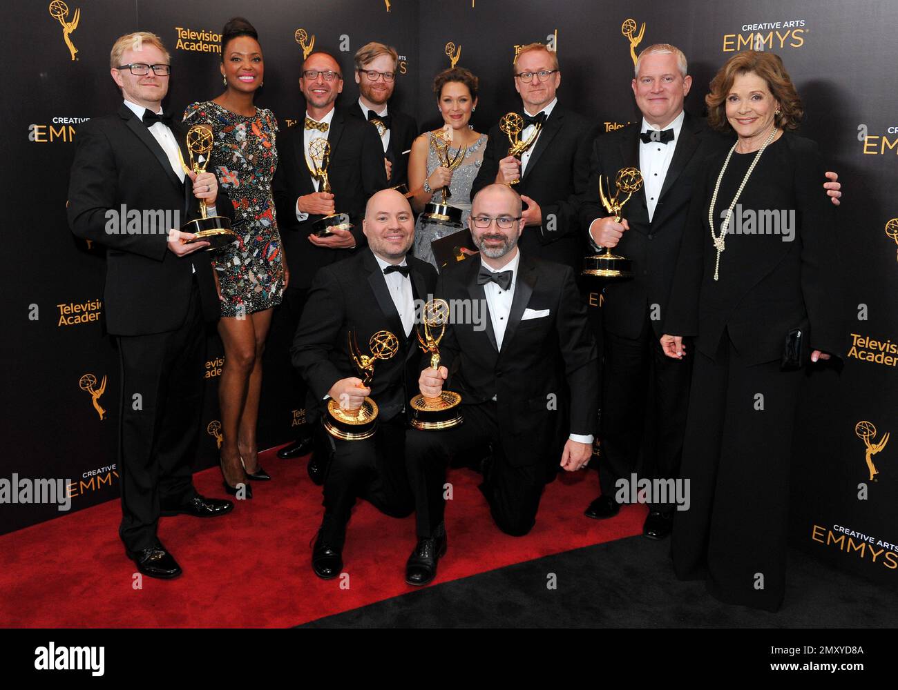 EXCLUSIVE - Chad Hurd, from left, Aisha Tyler, Jeff Fastner, Bryan ...