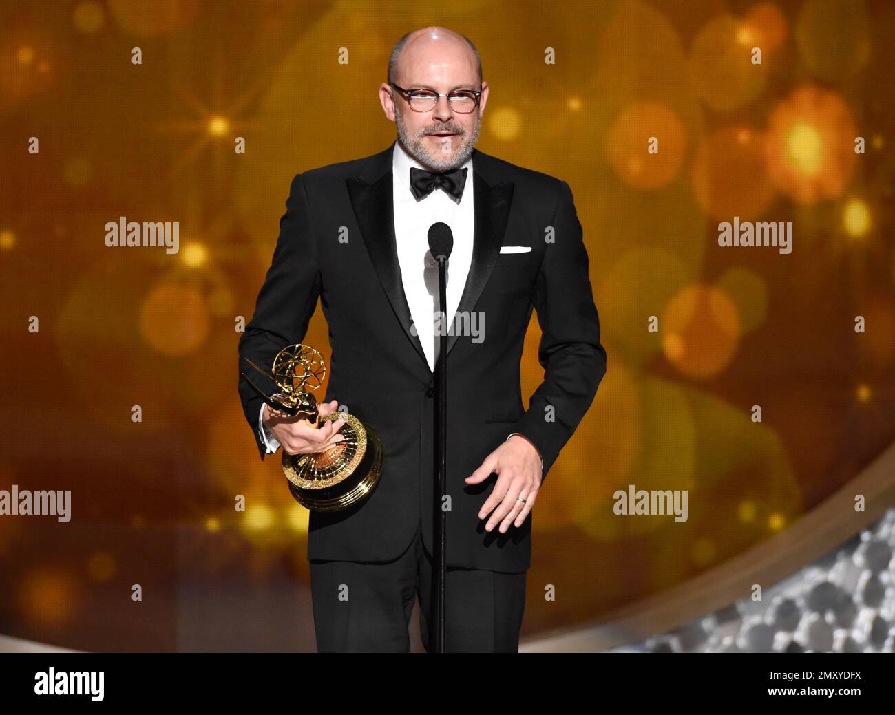 Rob Corddry accepts the award for outstanding actor in a short form ...