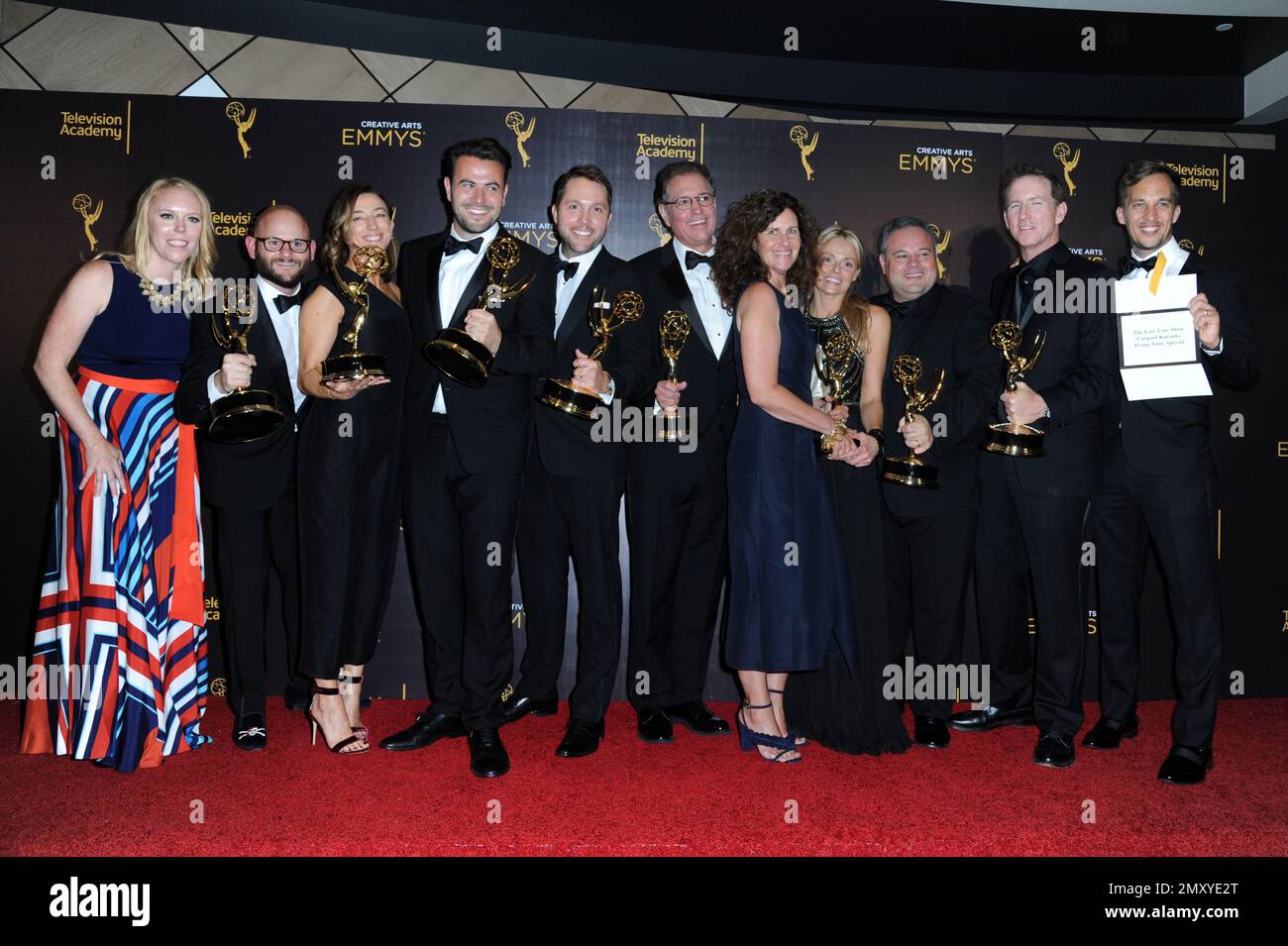 The team from “The Late Late Show Carpool Karaoke Prime Time Special ...