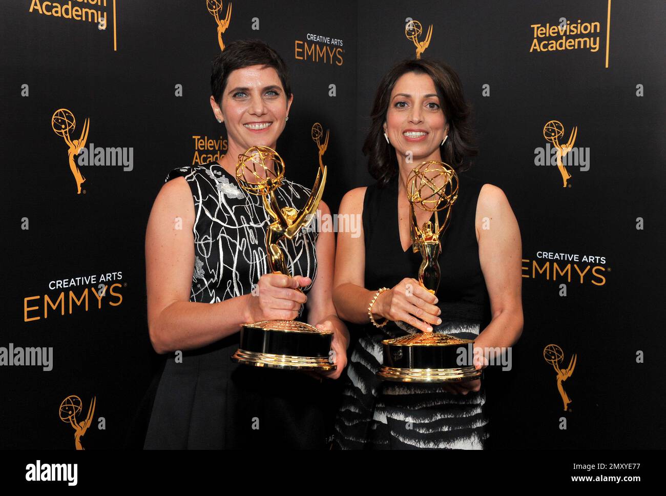 EXCLUSIVE - Moira Demos, left, and Laura Ricciardi pose for a portrait ...