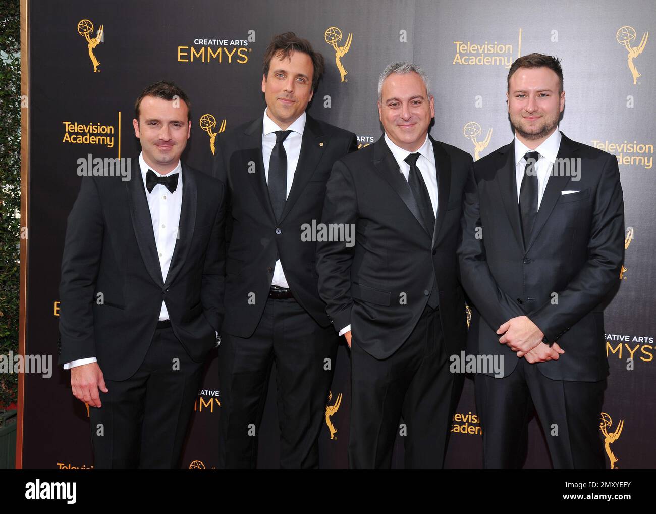 Dane Lillegard, Brian McGinn, Andrew Fried, and David Gelb arrive at ...