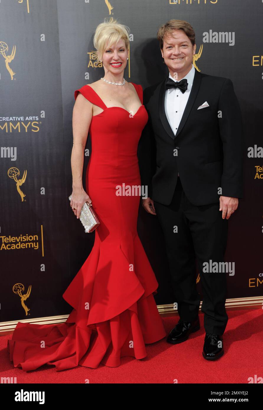 Rachel Klein, left, and Bradley Glenn arrive at night two of the ...