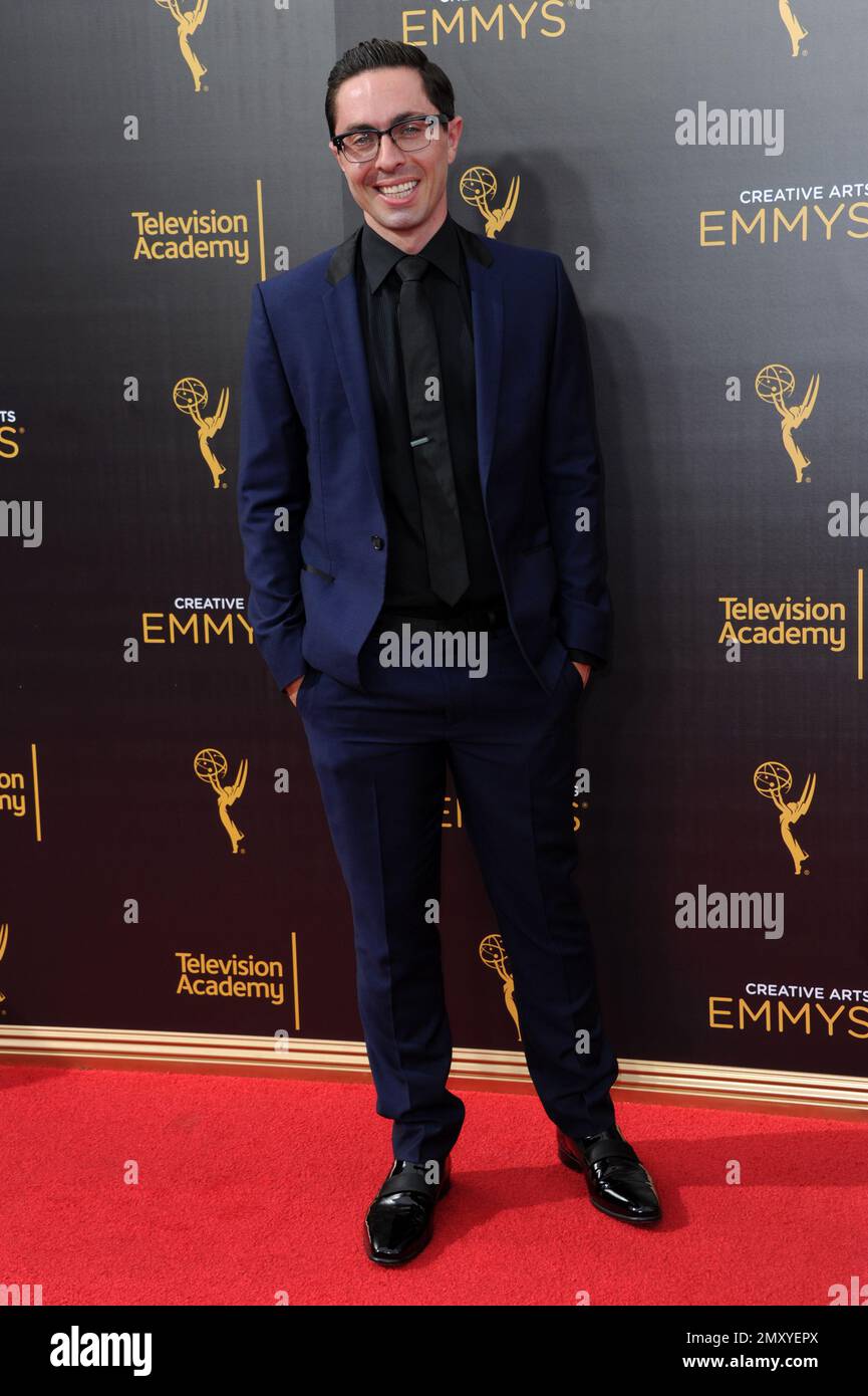 James Pearse Connelly arrives at night two of the Creative Arts Emmy ...