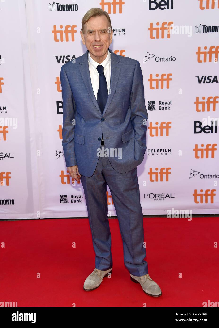 Timothy Spall arrives at the "Denial" premiere on day 4 of the Toronto ...
