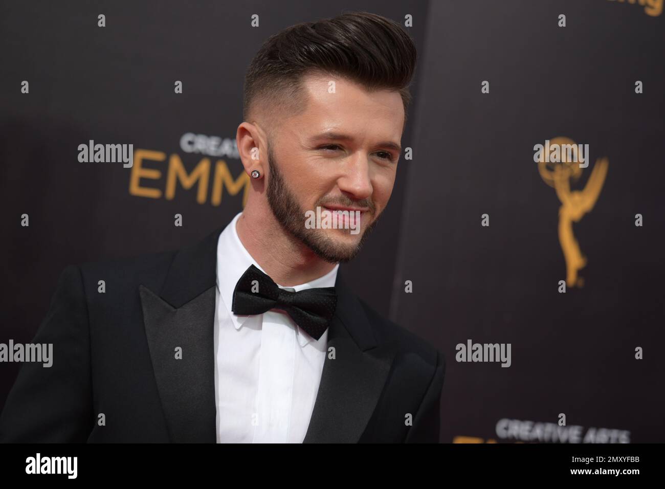 Travis Wall arrives at night two of the Creative Arts Emmy Awards at ...
