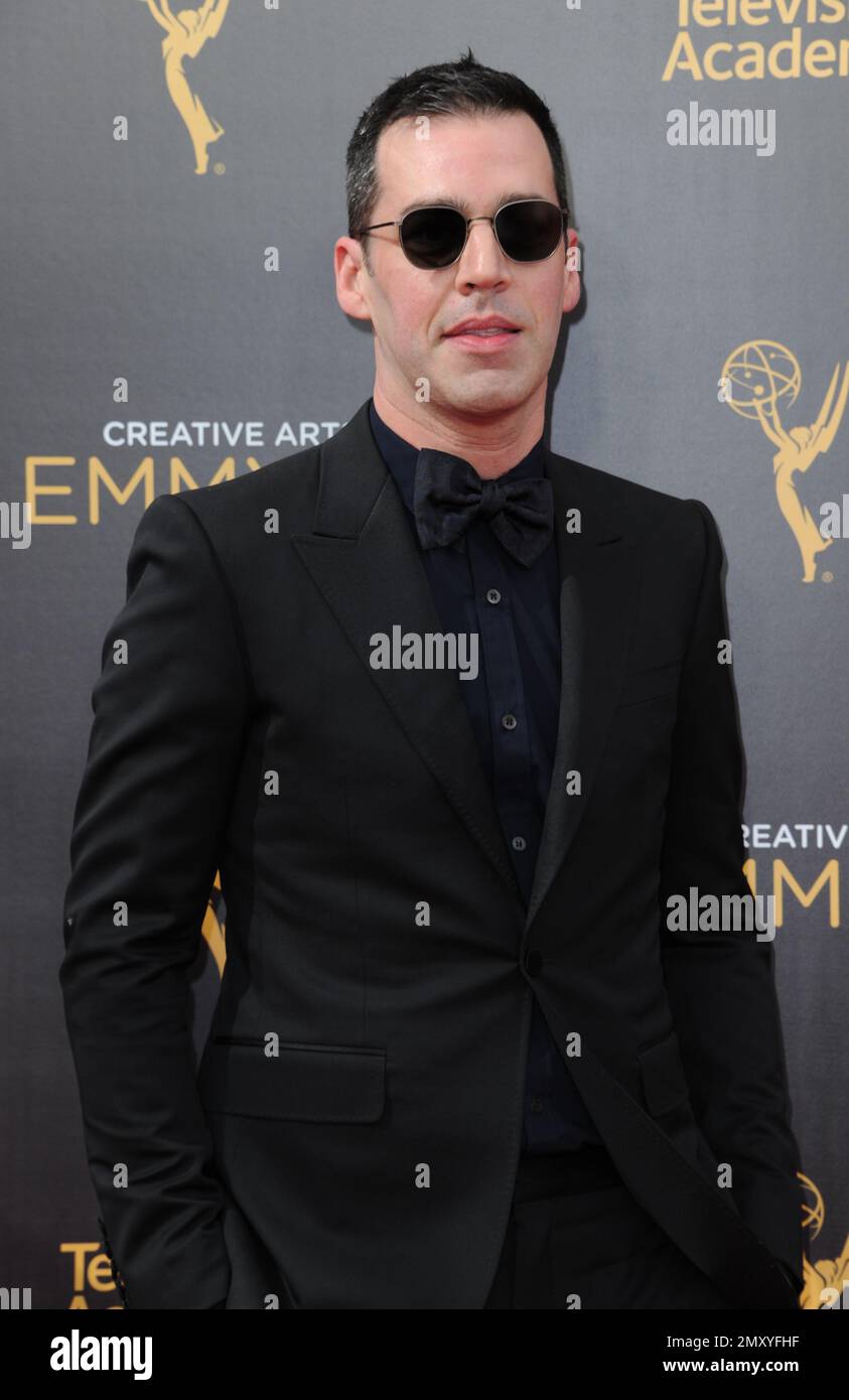 Rich Blomquist arrives at night two of the Creative Arts Emmy Awards at ...