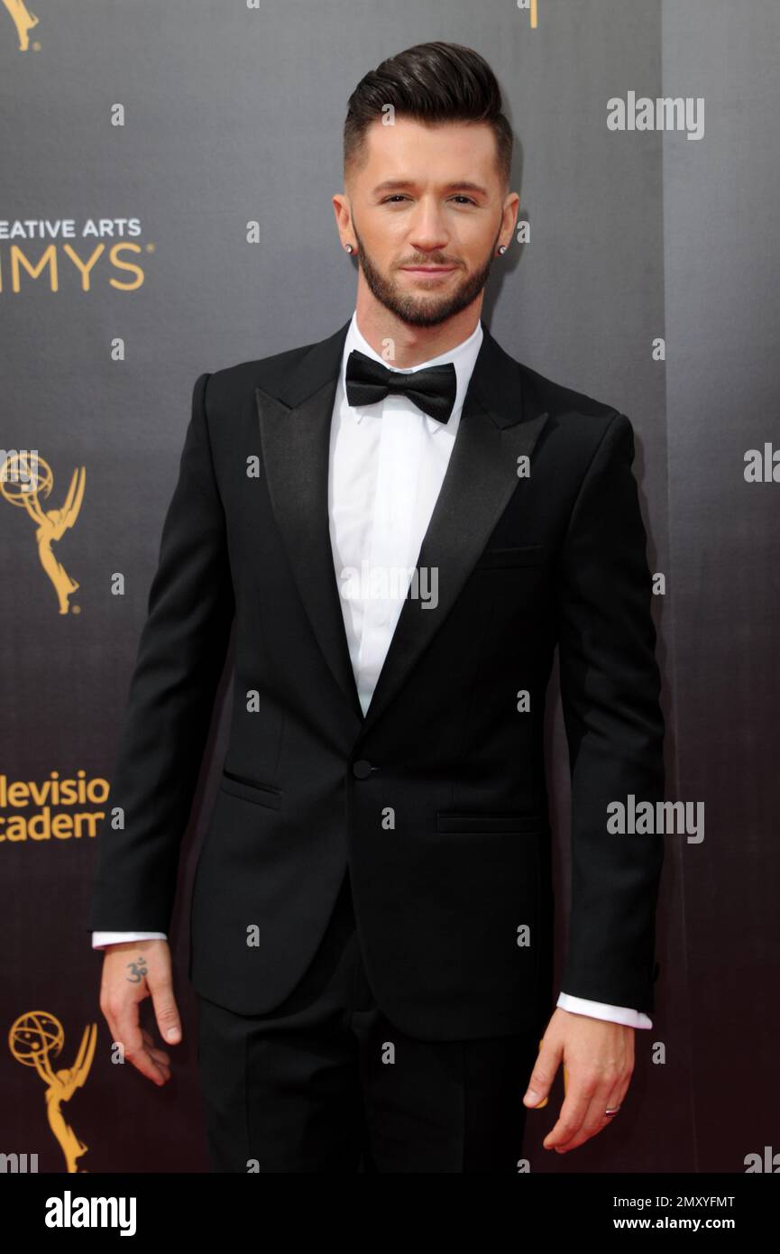 Travis Wall arrives at night two of the Creative Arts Emmy Awards at ...
