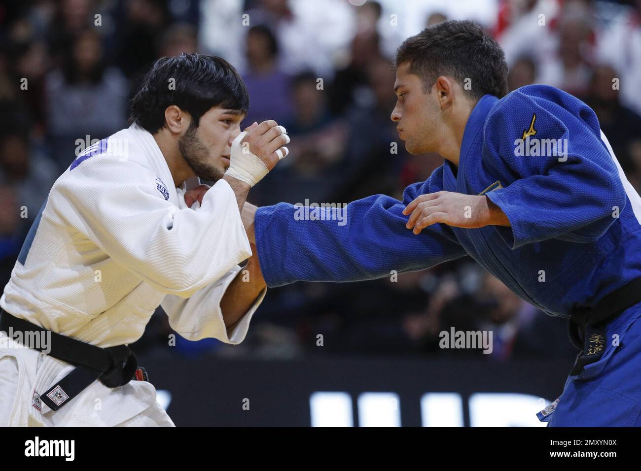Kamoliddin Bakhtiyorov (UZB) in Men -60kg won against Yam Wolczak (ISR ...
