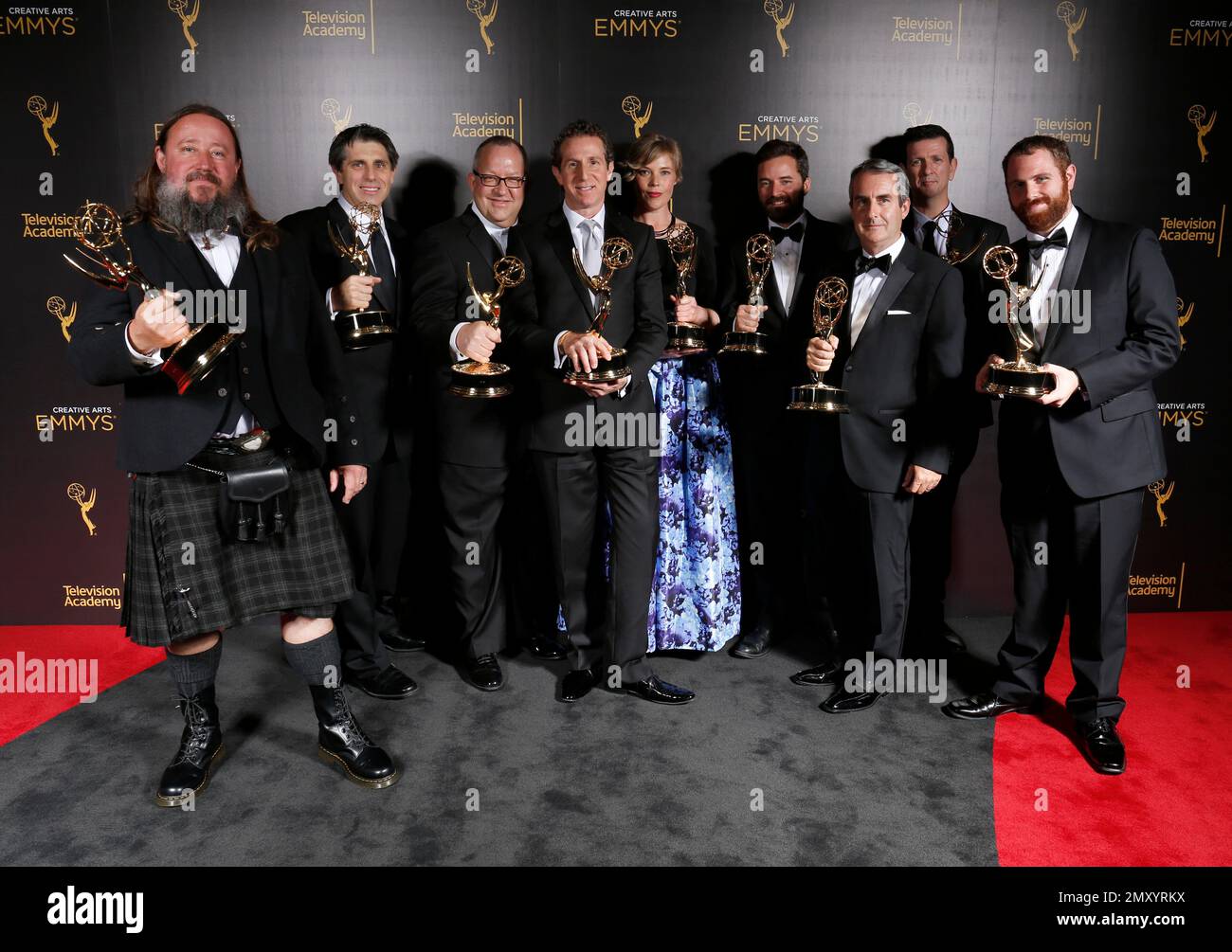 EXCLUSIVE - Sam Conway, from left, Eric Carney, Joe Bauer, Steve Kullback, Michelle Blok ...