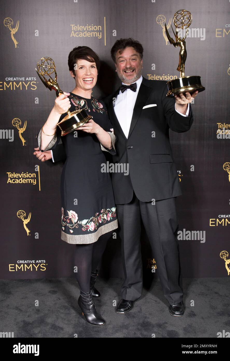 EXCLUSIVE - Deborah Riley, left, and Paul Ghirardani pose for a ...