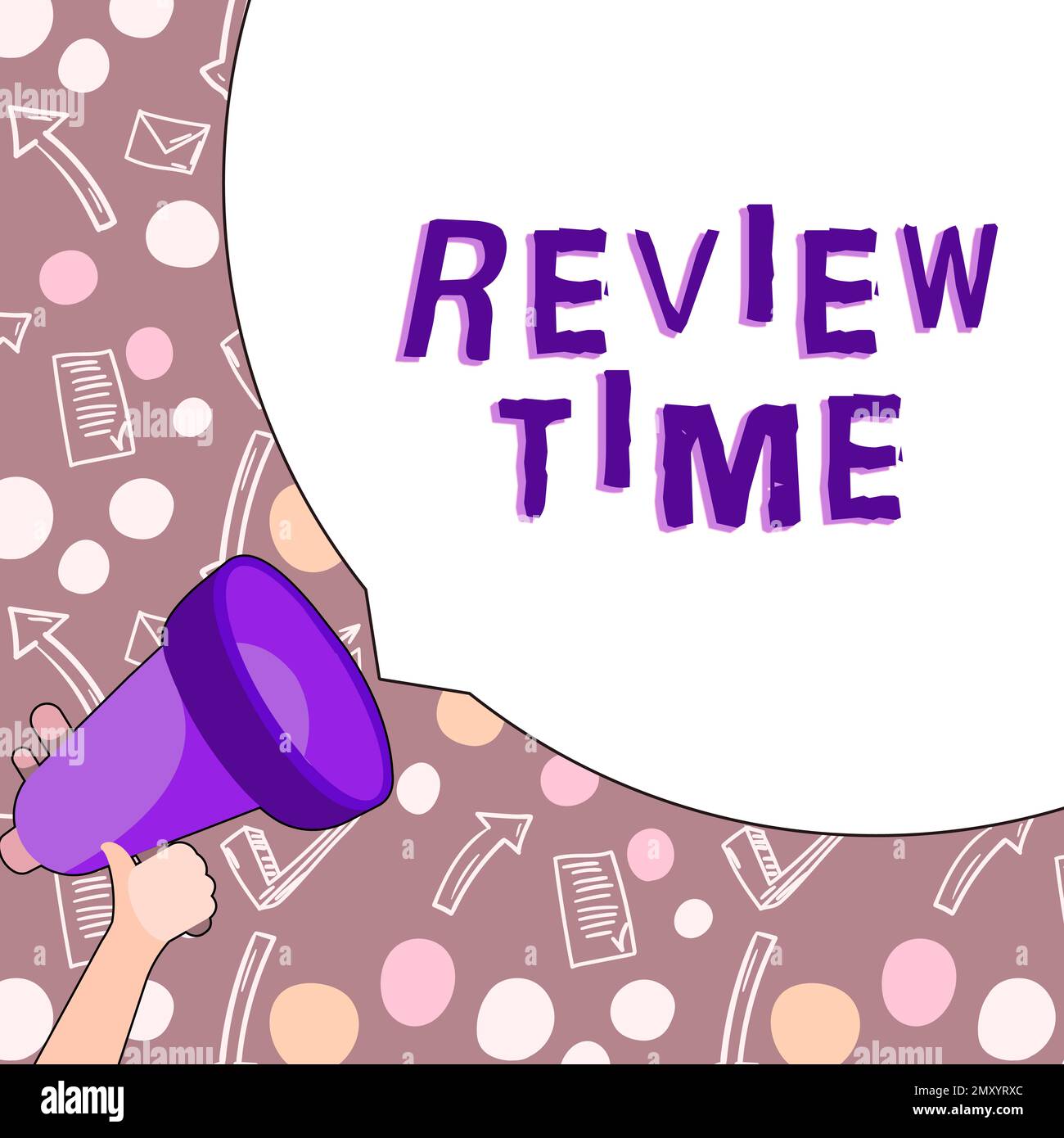 Sign displaying Review Time, Business concept situation or system its ...