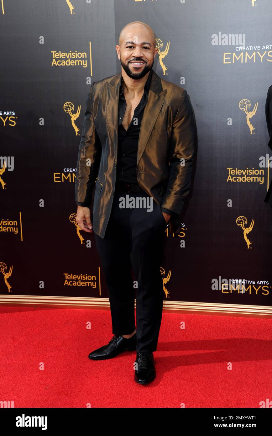 Jim Beanz arrives at night one of the Creative Arts Emmy Awards at the ...
