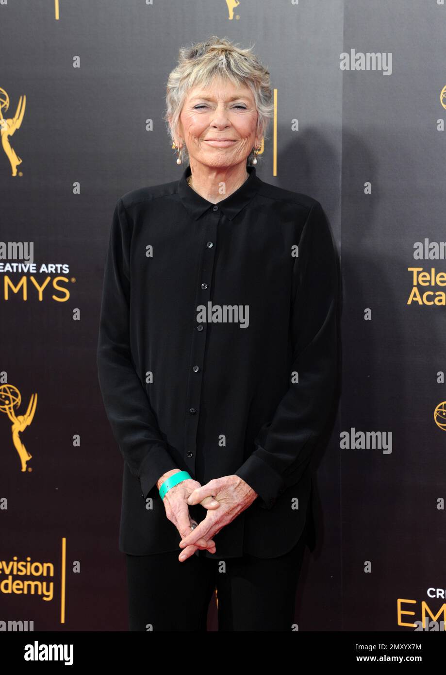 Linda Ellerbee arrives at night one of the Creative Arts Emmy Awards at ...