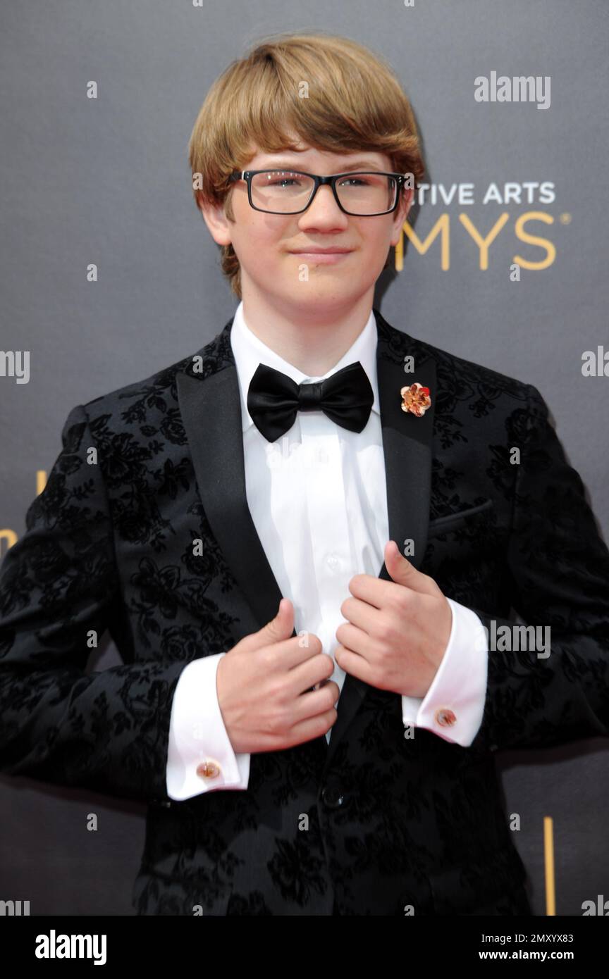 Aidan Miner arrives at night one of the Creative Arts Emmy Awards at ...