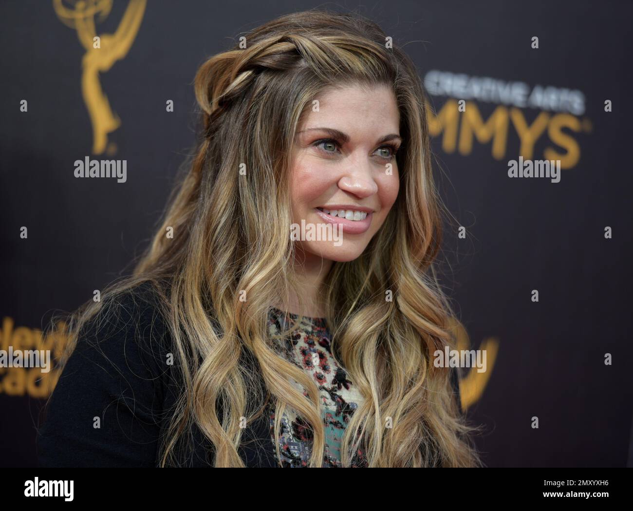 Danielle Fishel arrives at night one of the Creative Arts Emmy Awards ...
