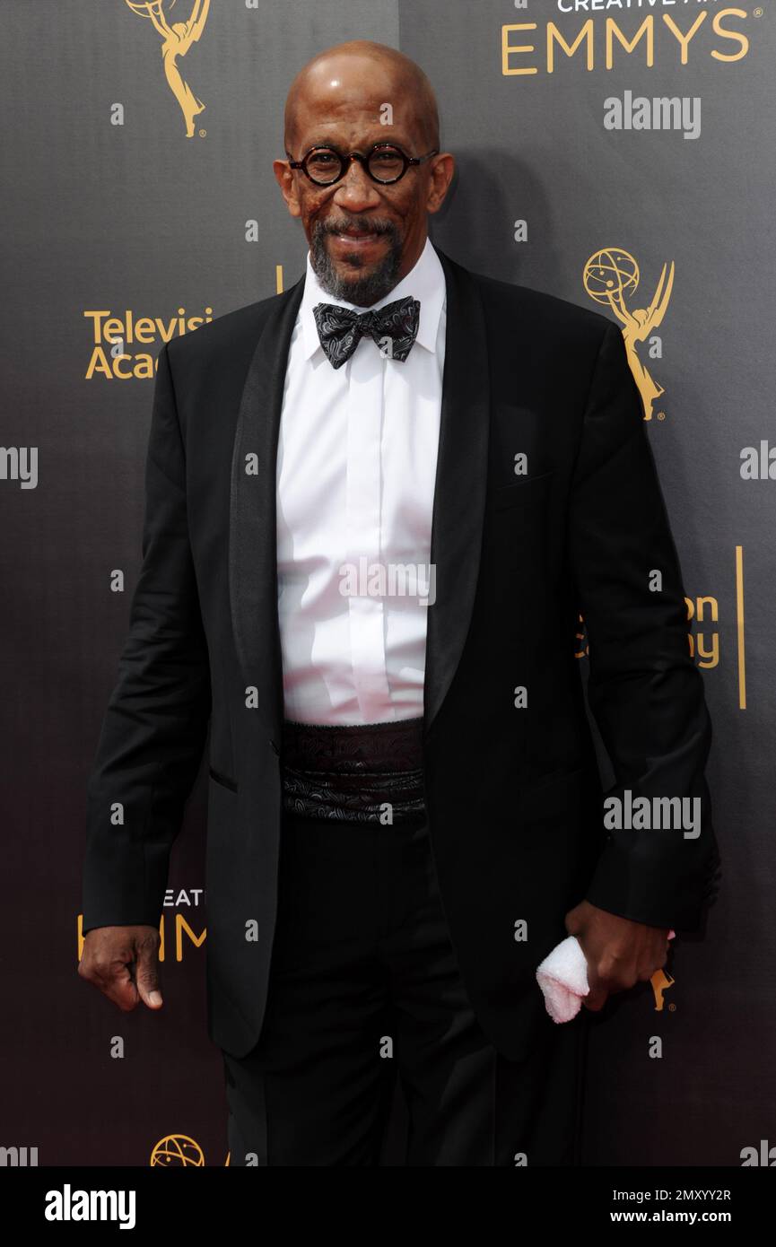 Reg E. Cathey arrives at night one of the Creative Arts Emmy Awards at ...
