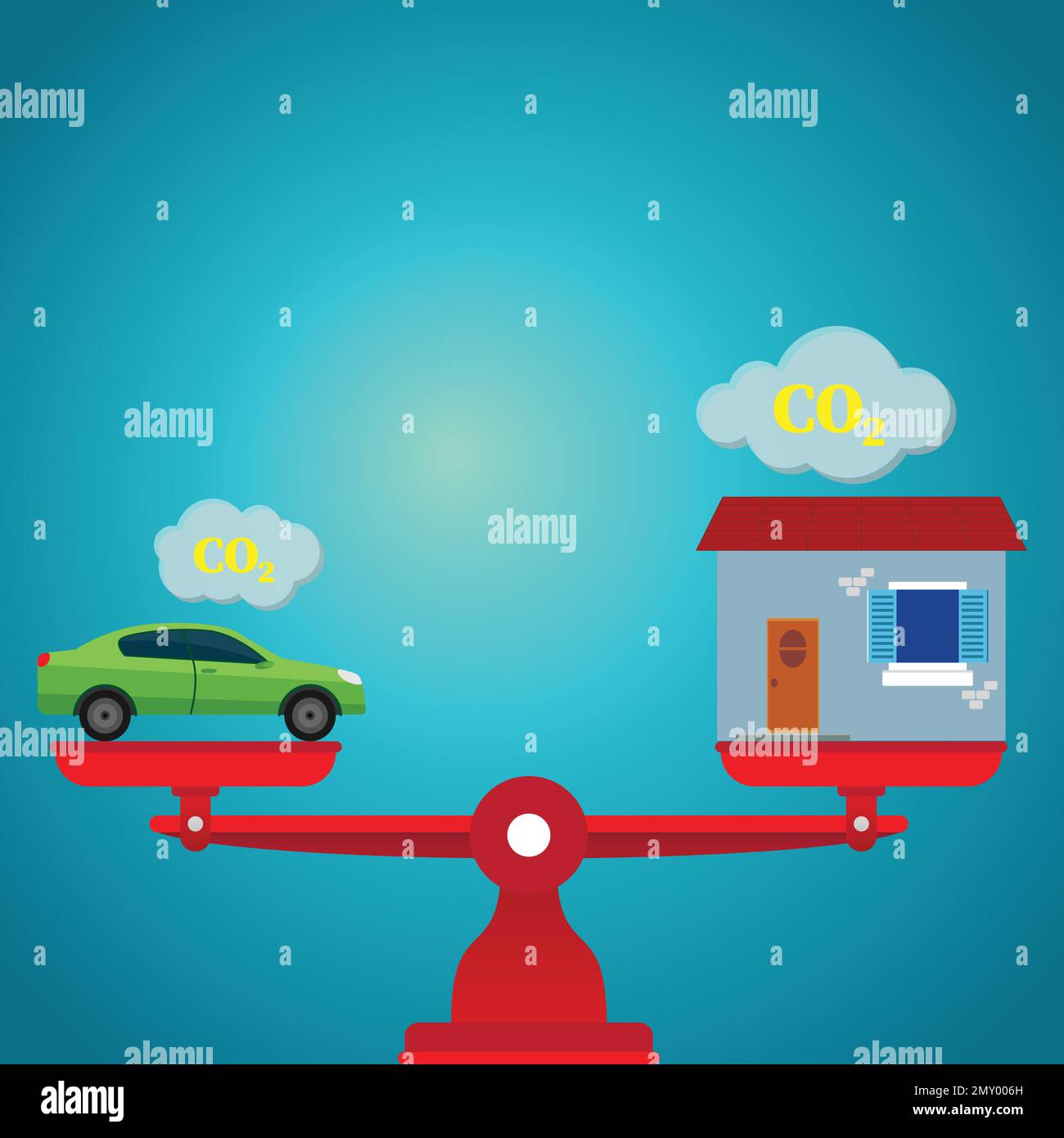 House comparison Stock Vector Images - Alamy
