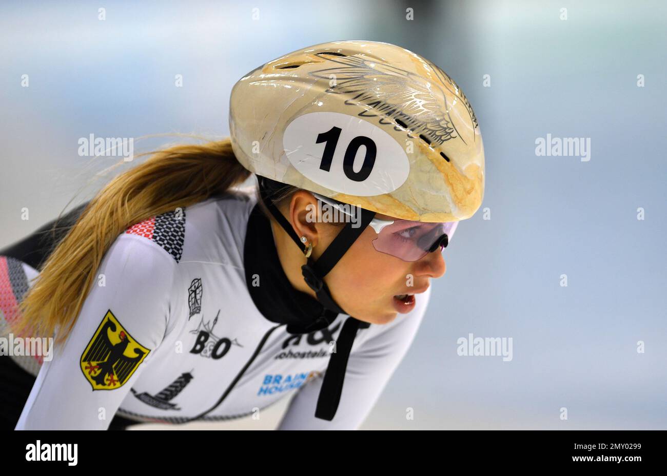 Dresden, Germany. 04th Feb, 2023. Short track: World Cup, 1000 m, women ...
