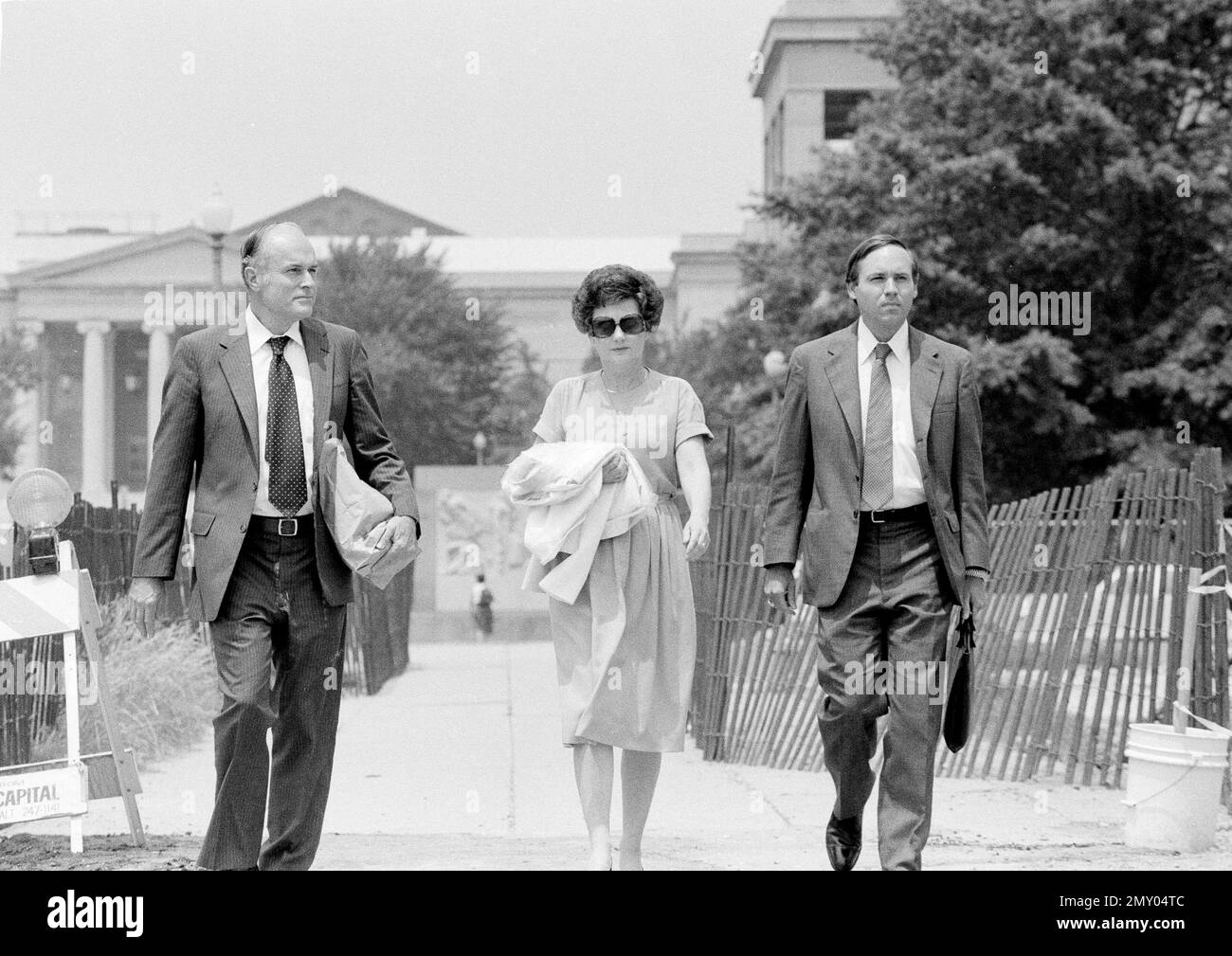 John W. Hinckley Sr., left, along with his wife JoAnn and their son ...