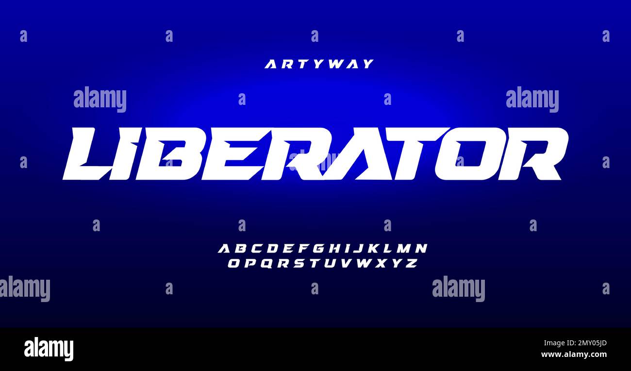 Speed race alphabet, adrenaline powerful letters, extreme explosive ...