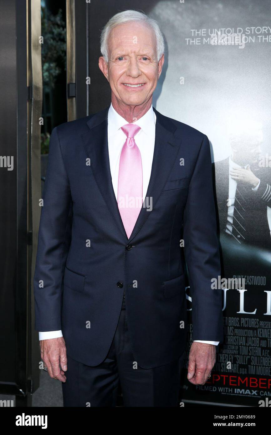 Chesley “Sully” Sullenberger arrives at the LA Premiere of "Sully" at ...