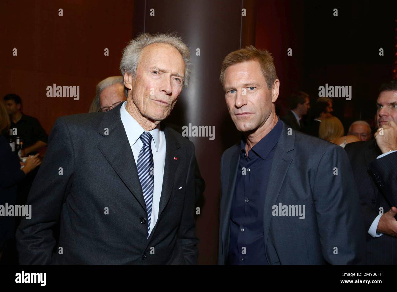 Exclusive - Director/Producer Clint Eastwood and Aaron Eckhart seen at ...