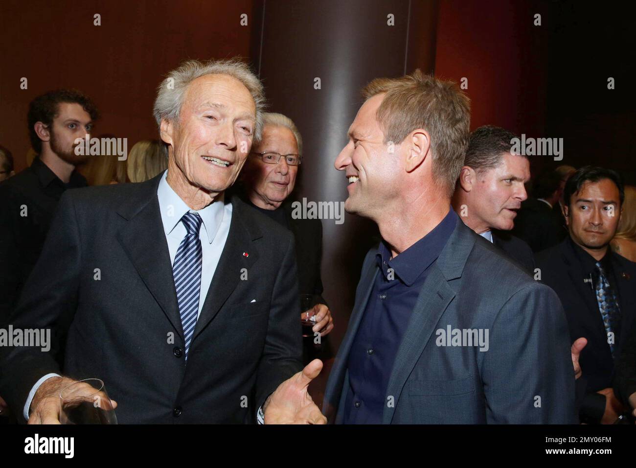 Exclusive - Director/Producer Clint Eastwood and Aaron Eckhart seen at ...