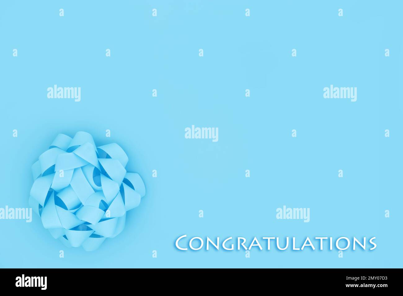 Congratulations design for birth of a male child with blue for a boy ...