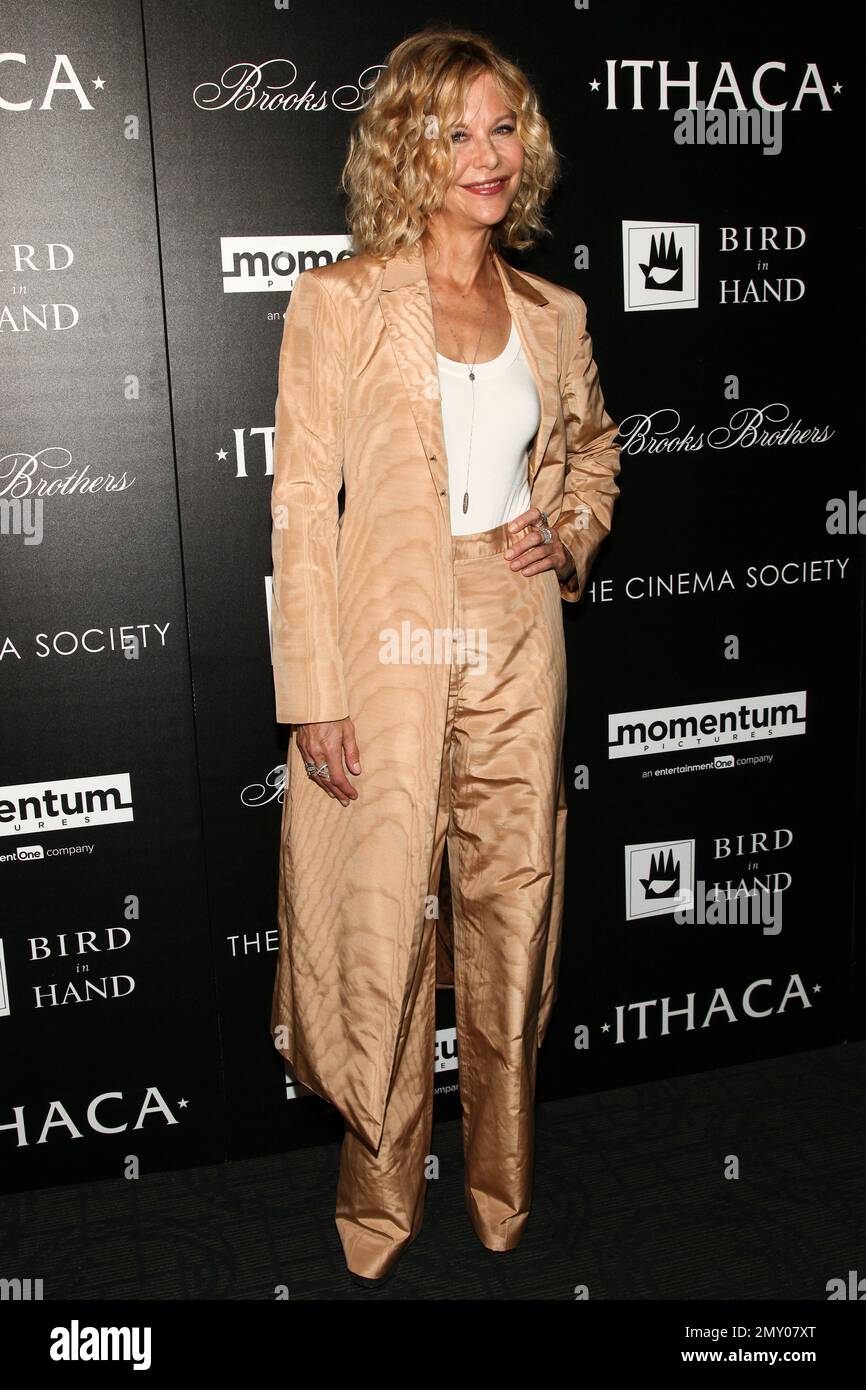 Actress Meg Ryan attends a special screening of "Ithaca" at Landmark ...