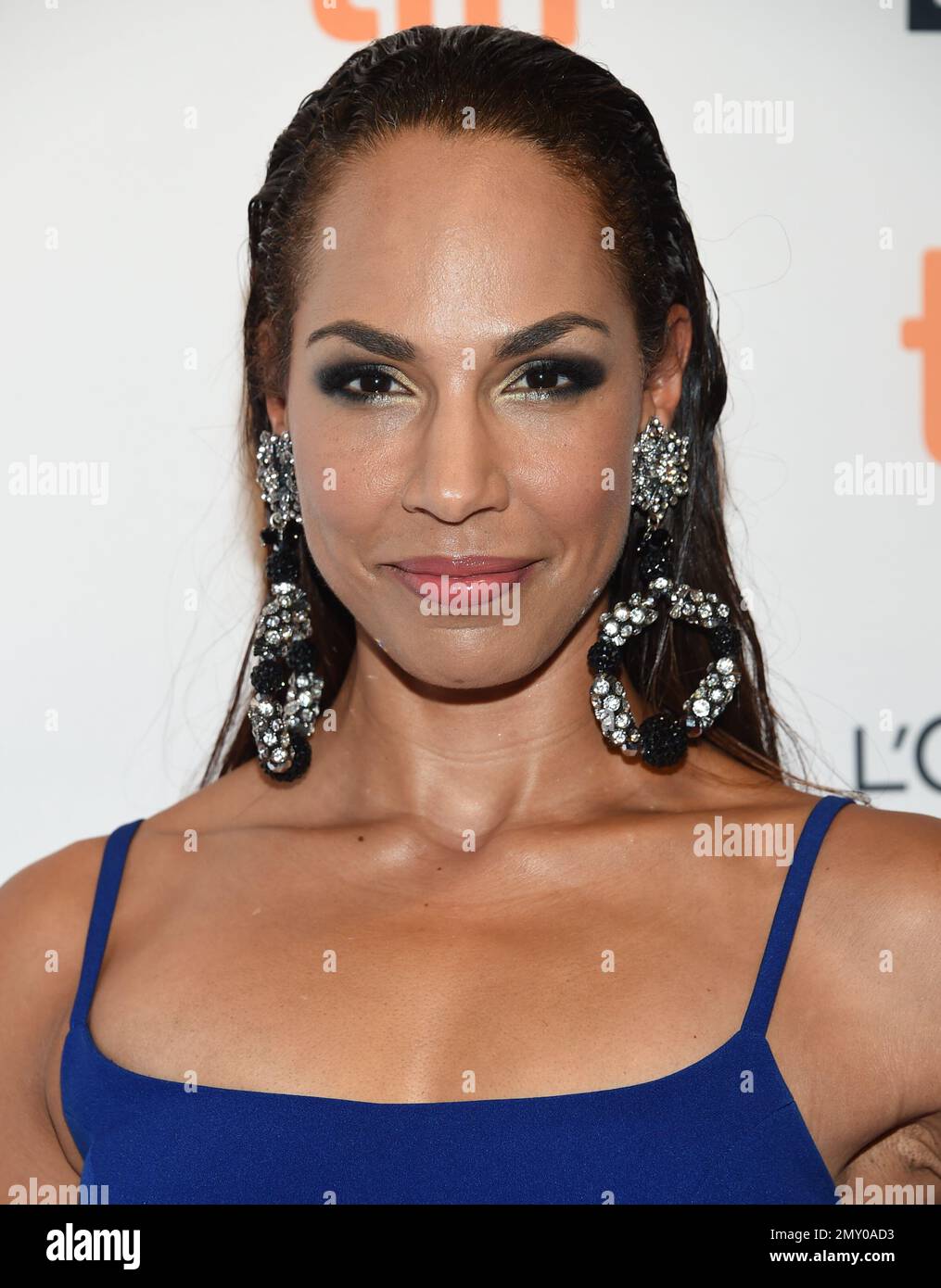 Actress Amanda Brugel attends the TIFF Soiree, an annual fundraiser and ...