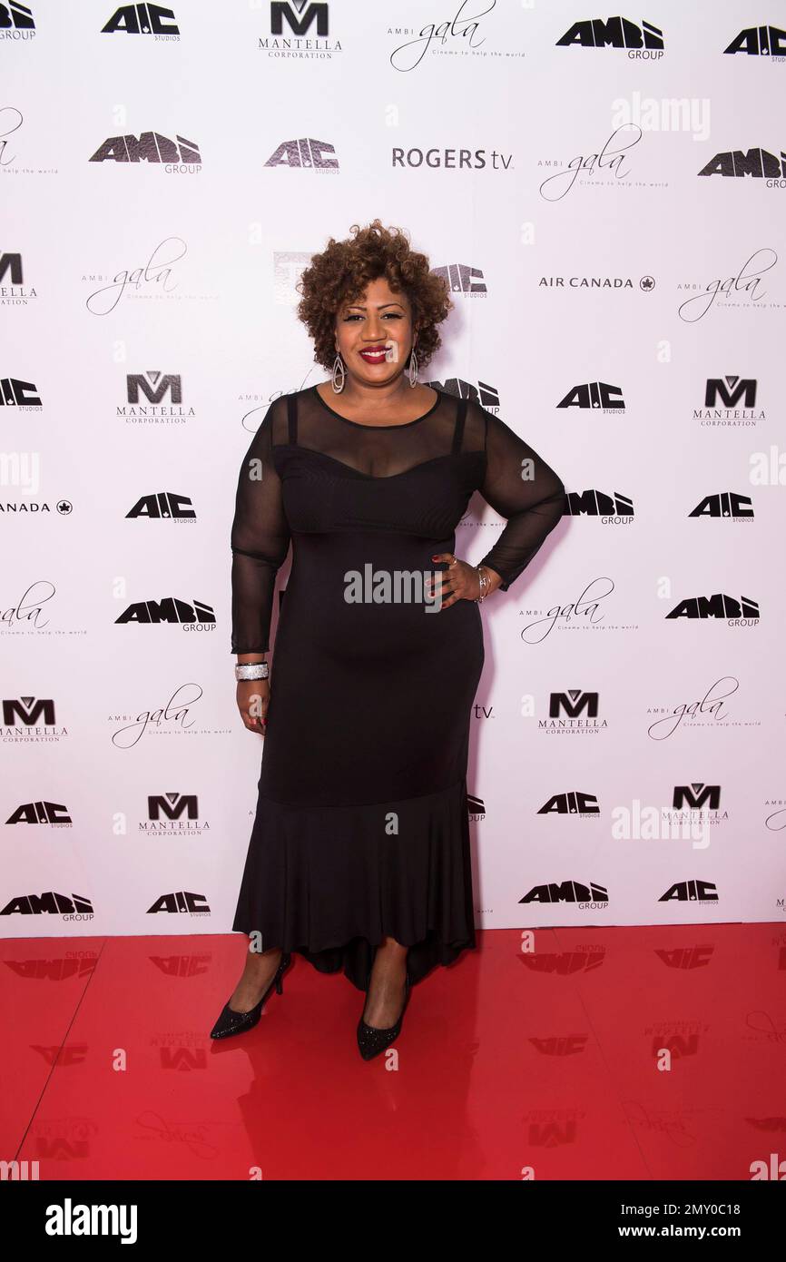 Simone Denny arrives at the 2nd Annual AMBI Gala at The Ritz-Carlton ...