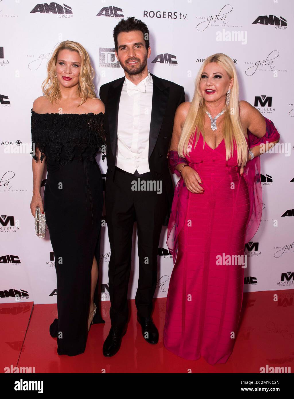 From left, Laurie Holden, Andrea Iervolino and Lady Monika Bacardi ...