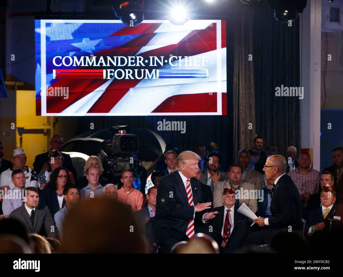 Republican presidential candidate Donald Trump speaks with 'Today' show ...