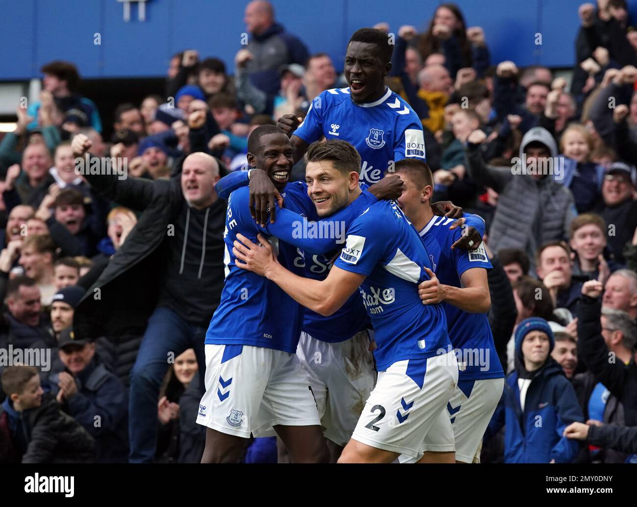 James tarkowski celebrates hi-res stock photography and images - Alamy