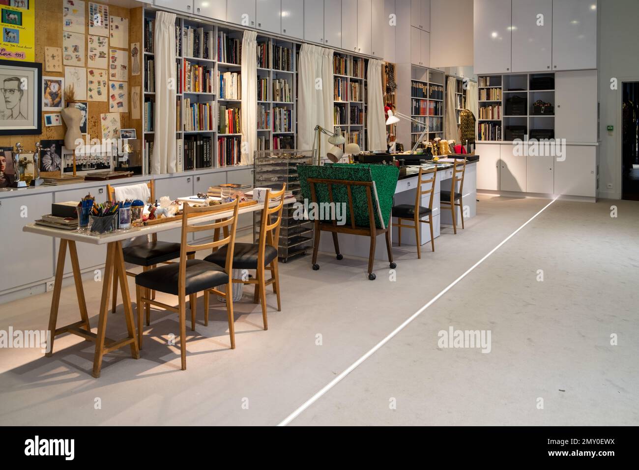 France, Paris, December 14, 2022. Yves Saint Laurent's historic ...