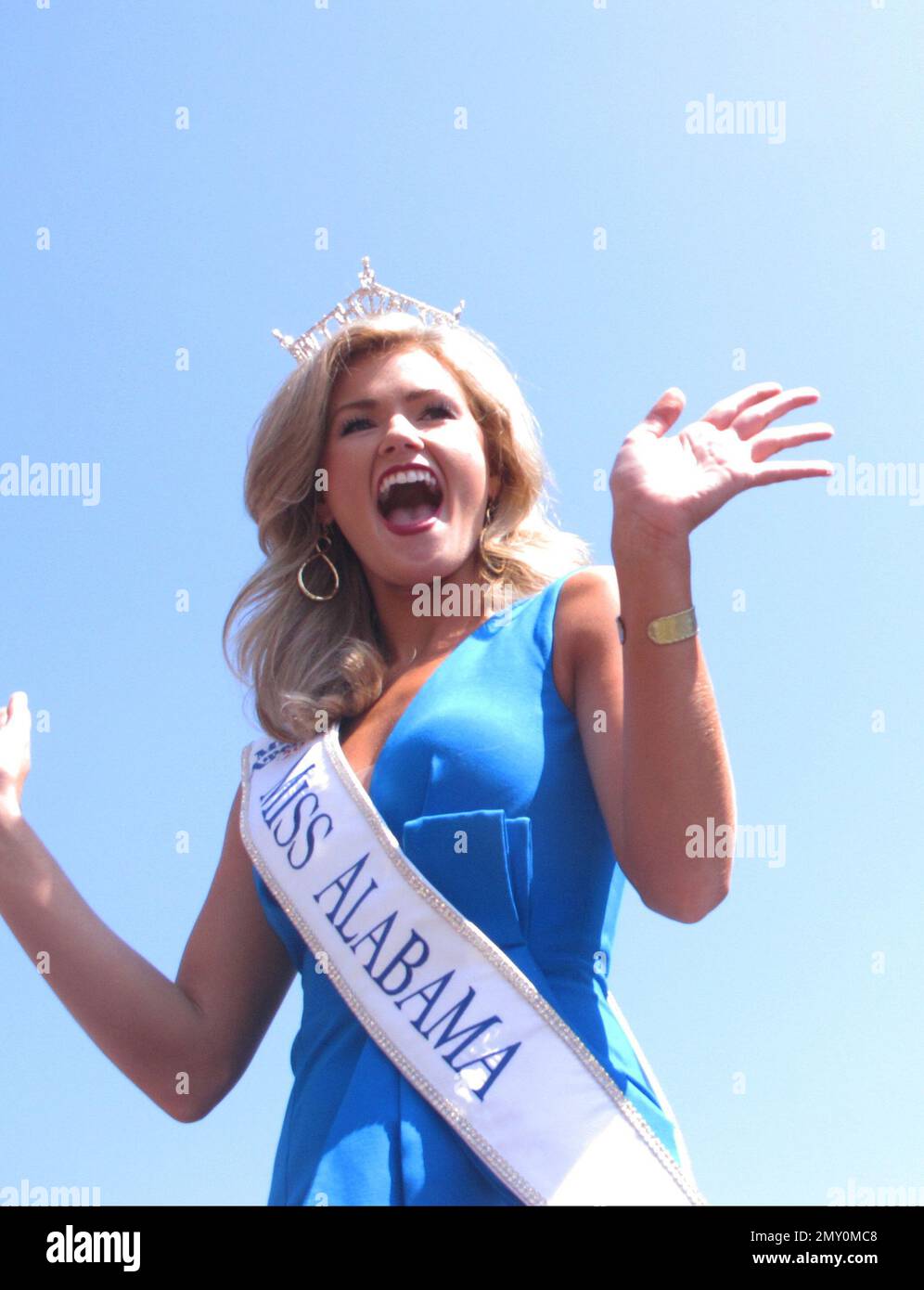 This Tuesday, Aug. 30, 2016 photo shows Miss Alabama Hayley Barber at a ...
