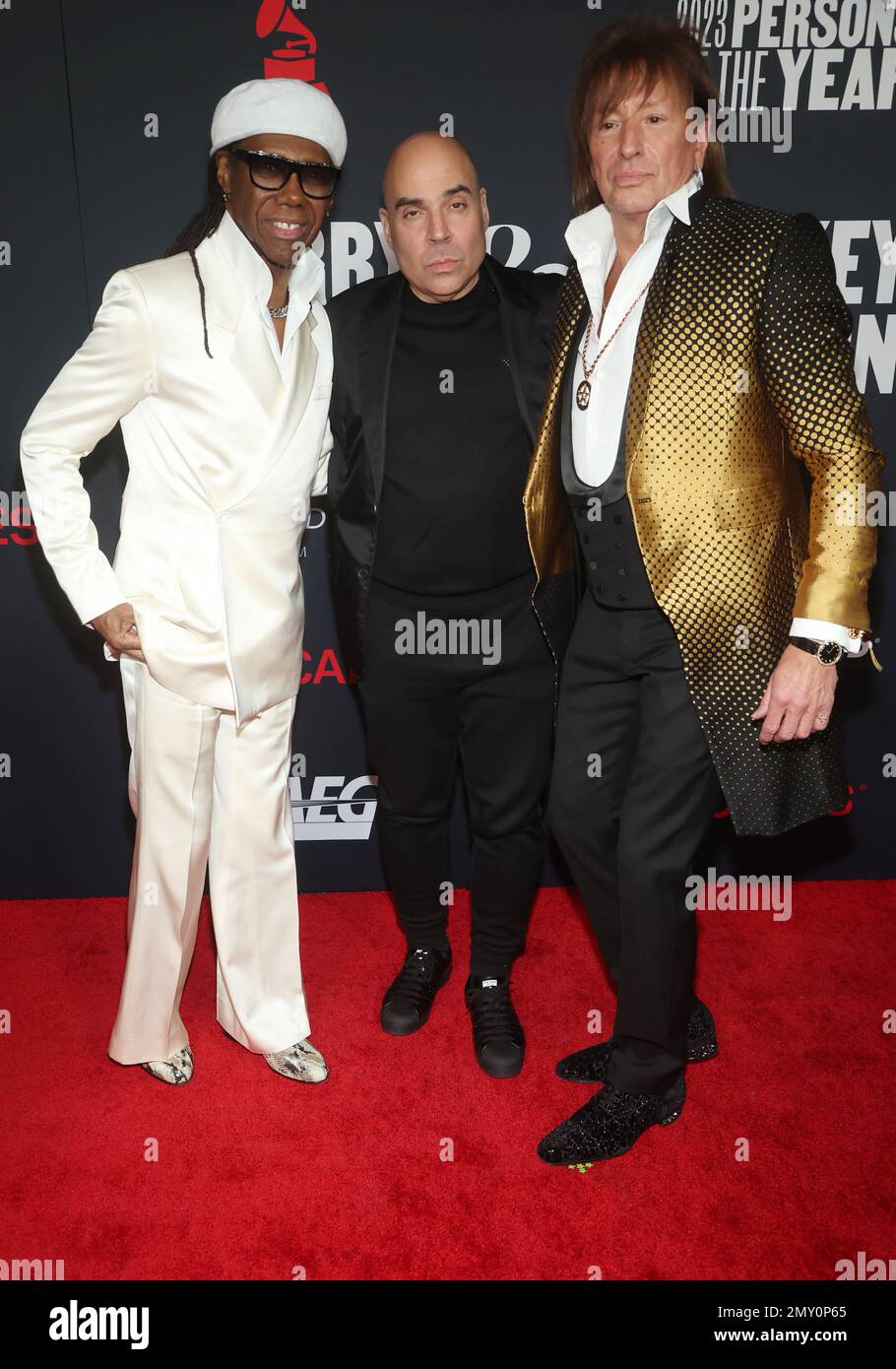 Los Angeles, Ca. 3rd Feb, 2023. Nile Rodgers, Merck Mercuriadis, Richie ...