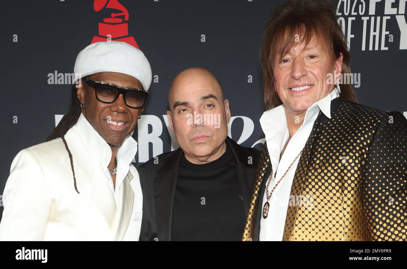 Los Angeles, Ca. 3rd Feb, 2023. Nile Rodgers, Merck Mercuriadis, Richie ...