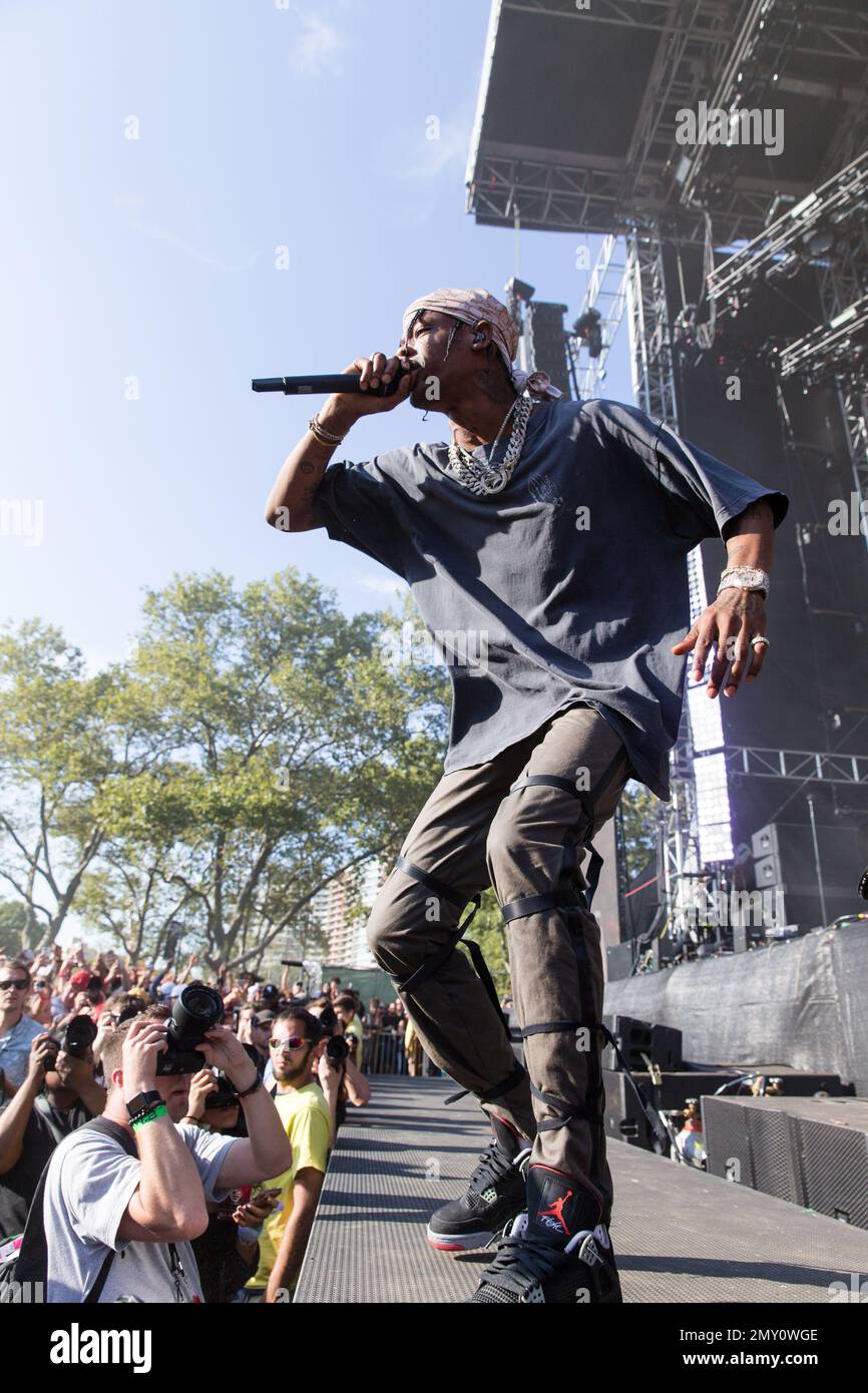 Travi$ Scott performs at The Budweiser Made In America Festival on ...