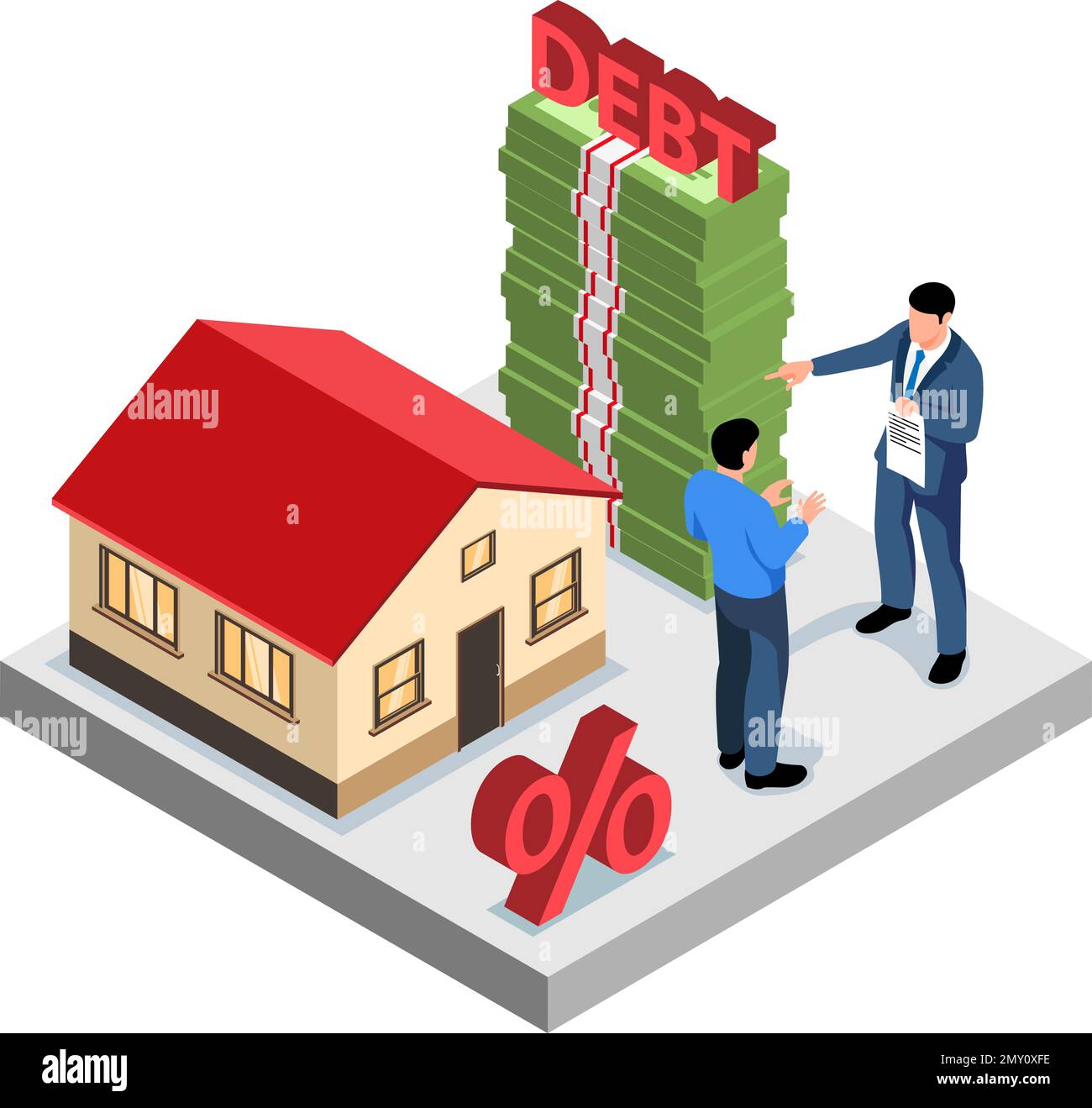 Took loan Stock Vector Images - Alamy